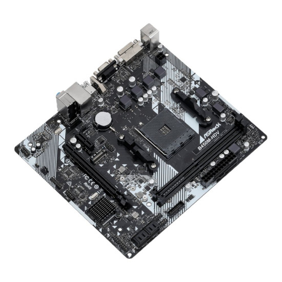 Asrock B450M-HDV AMD B450 Socket AM4 micro ATX Motherboard