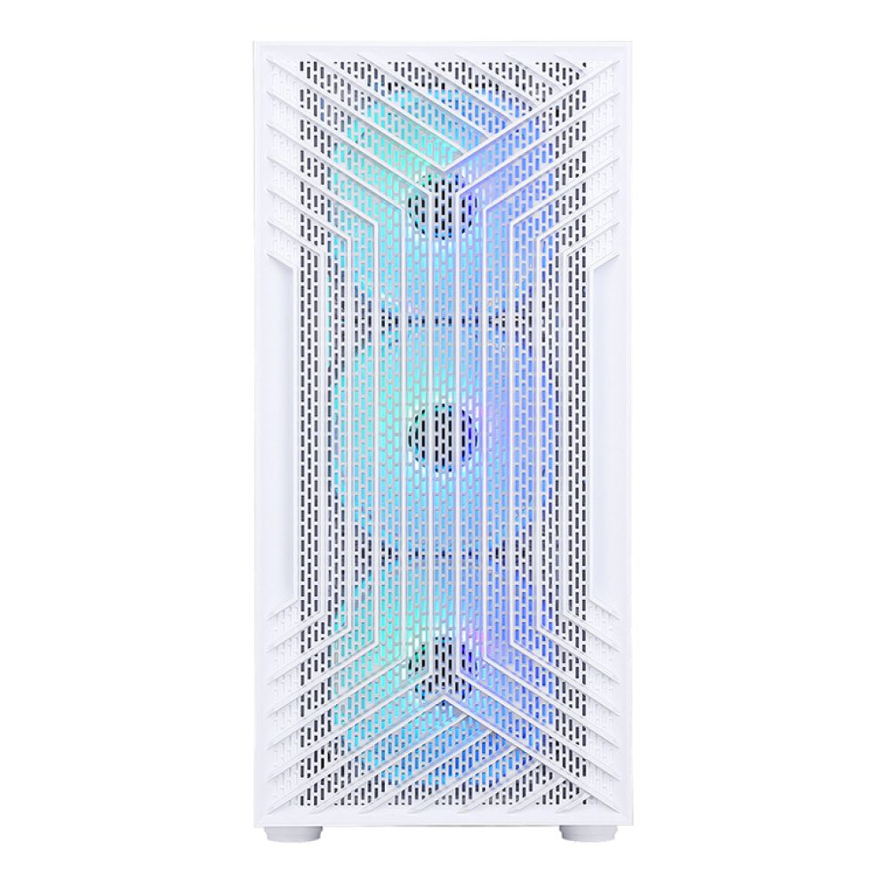 CiT Terra White microATX Gaming PC Case - White