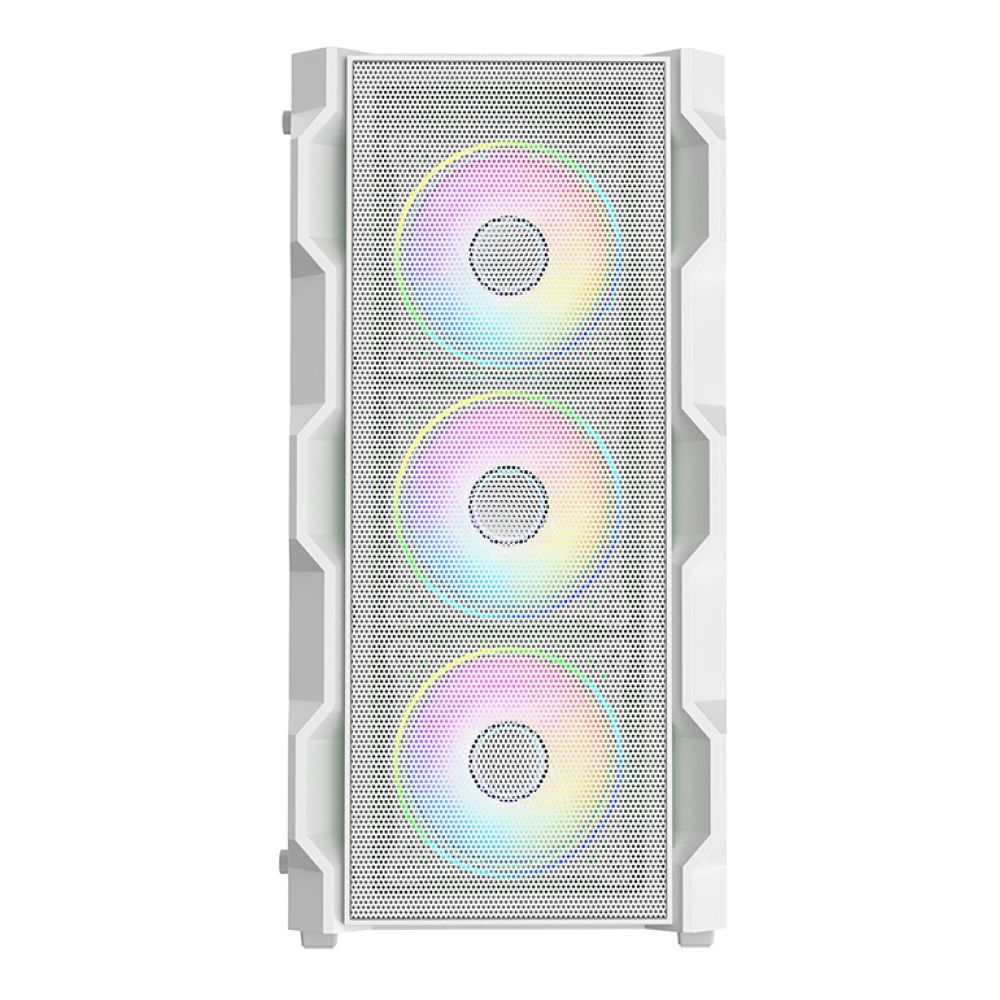 CiT Neo White ATX Gaming PC Case - White