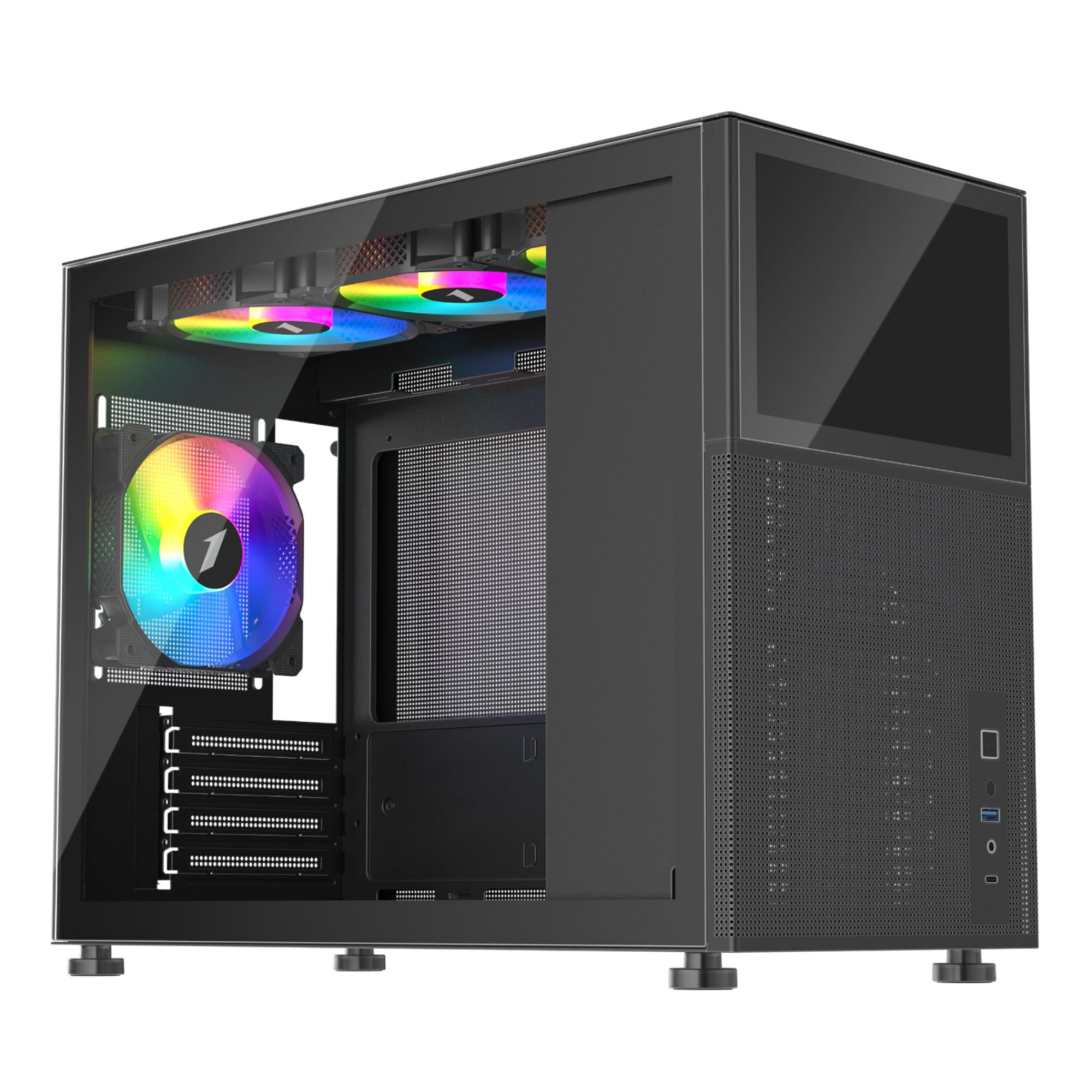 1st Player MIKU Mi6-EV Tower Gaming Case with Tempered Glass